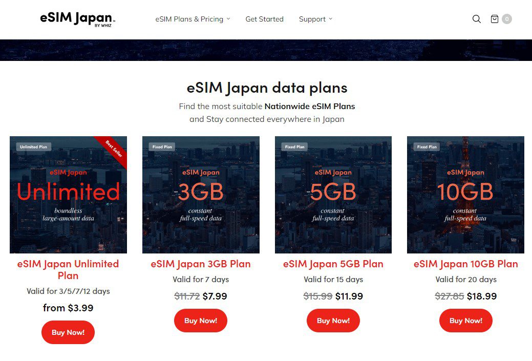 Best Japan eSim Plan for Tourists [2023] - Pretraveller